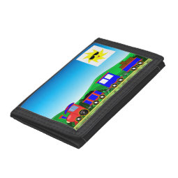 KIDS BOYS WALLET, TRAIN WALLET | Zazzle