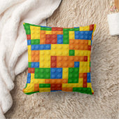 Kids Building Blocks Pillow | Zazzle