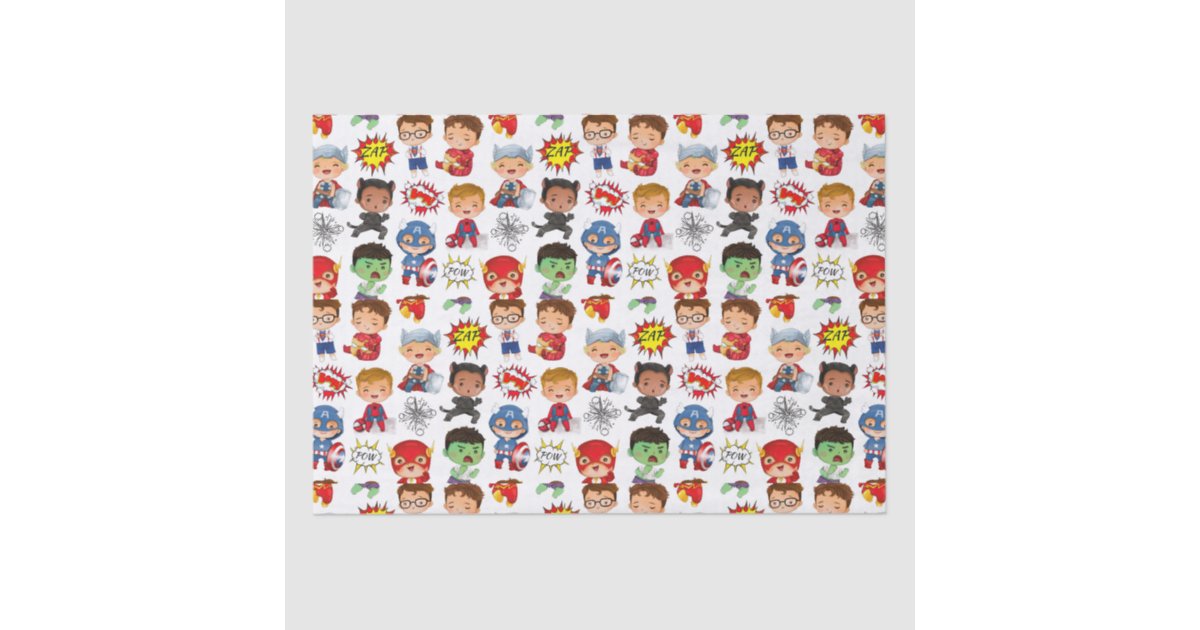 Kids Cartoon Tissue Paper | Zazzle