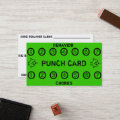 Kids Chore Punch Cards | Zazzle