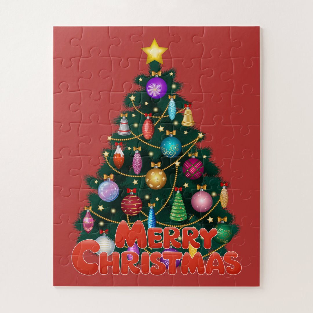Kids Christmas Tree Puzzle | Zazzle