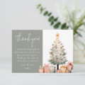 Kids Christmas Tree Thank You Card | Zazzle