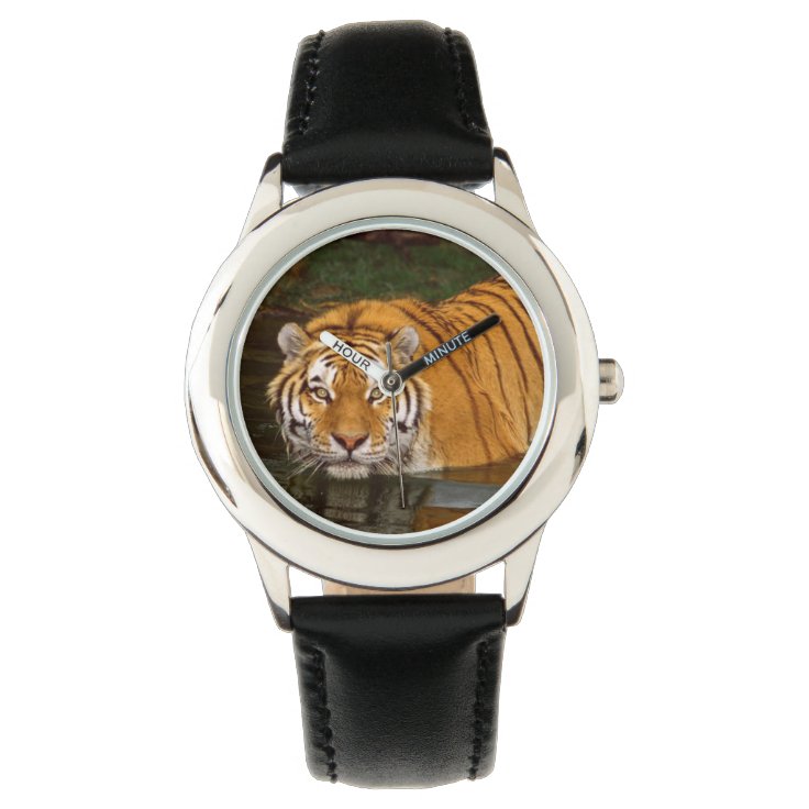 Kids Classic Watch/Wildlife Tiger Watch | Zazzle