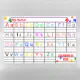 Kids Colorful ABC's Activity Magnetic Dry Erase Sheet | Zazzle