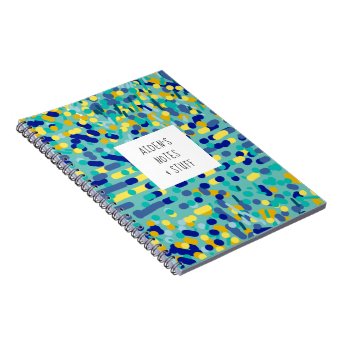 Kids Colorful Artsy Splash Cute Back to School Notebook | Zazzle