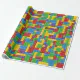 Kids Colorful Plastic Blocks Wrapping Paper | Zazzle