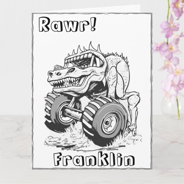 coloring sheets of monster trucks