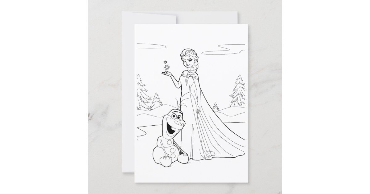 Kids Coloring Page Poster Invitation | Zazzle