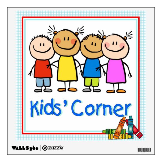 Kids' Corner Wall Decal | Zazzle.com