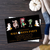 kids costume halloween party invitation | Zazzle