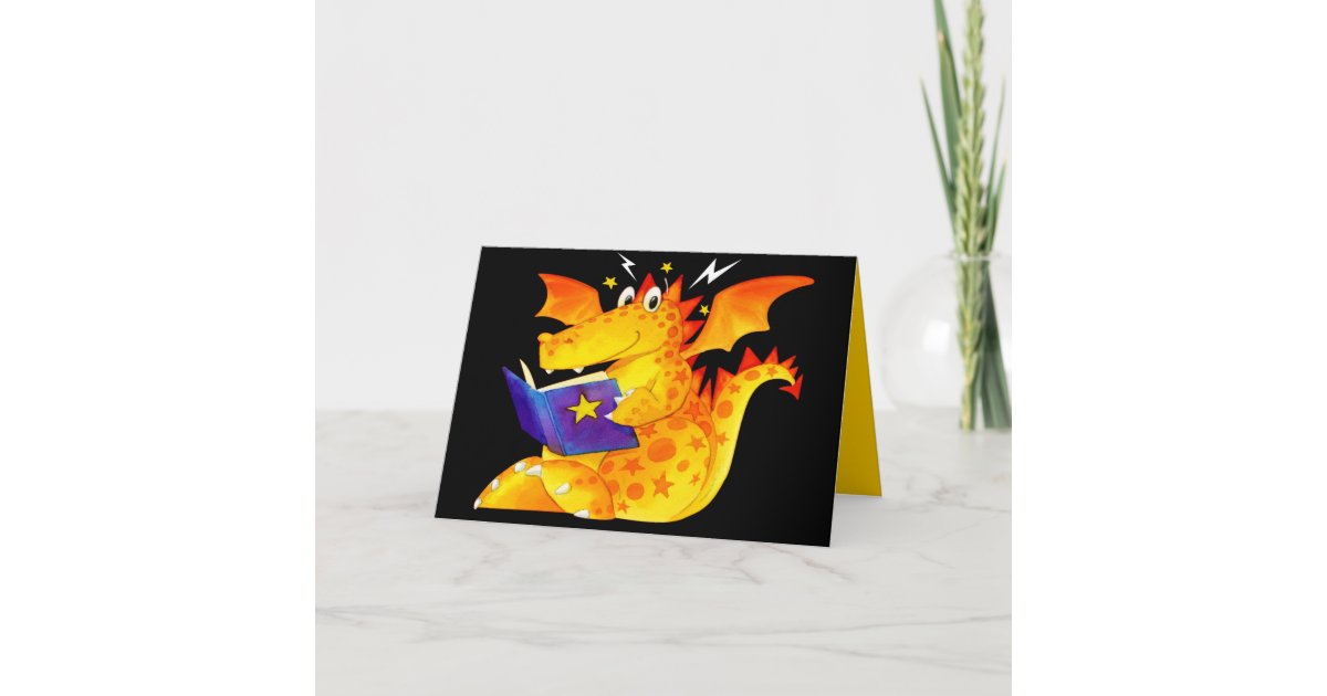 Kid's Custom Funny Baby Dragon Card | Zazzle