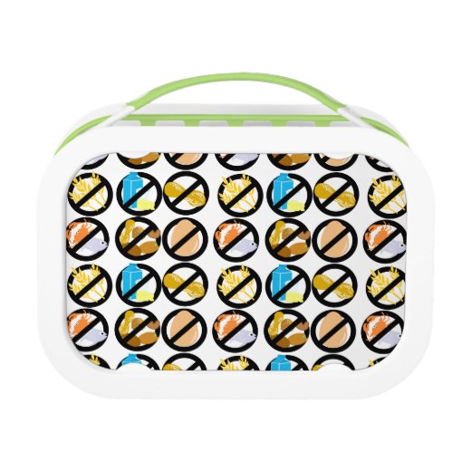 Kids Customizable Multiple Food Allergy Alert Lunch Box | Zazzle