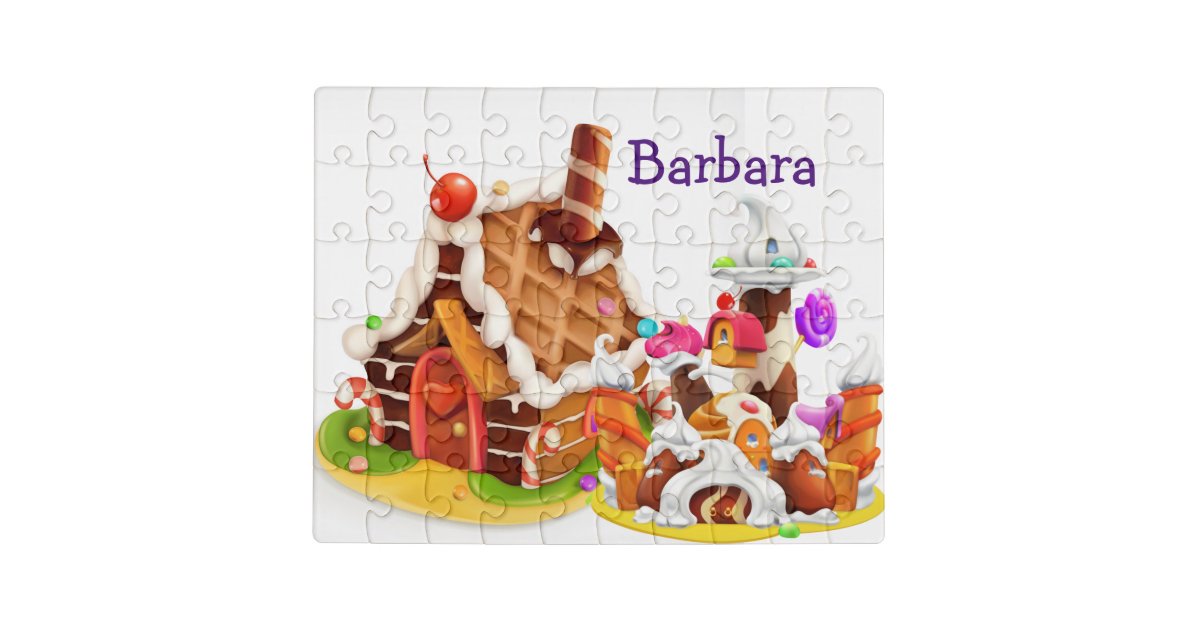 Kids Customize Candy Land Jigsaw Puzzle | Zazzle