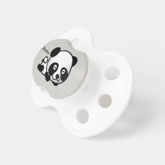 Kid's Cute Baby Panda Bear Pacifier | Zazzle