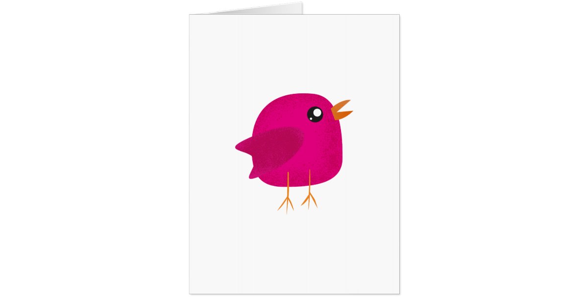 Kids cute birdy card | Zazzle