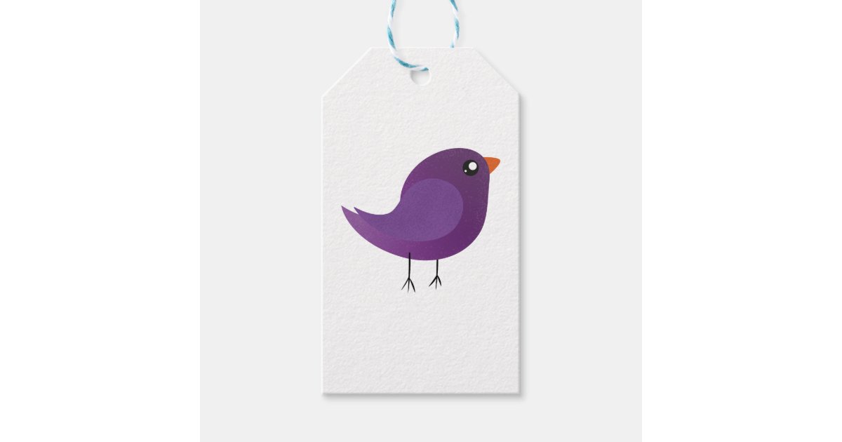 Kids cute birdy gift tags | Zazzle