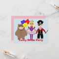 Kids Cute Fancy Dress Themed Party Invitation | Zazzle