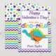 Kids Dinosaur Dino-Mite Valentines Day Holiday Card | Zazzle