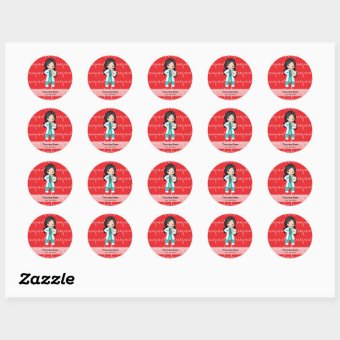 Kids Doctor Classic Round Sticker | Zazzle