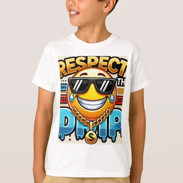 Kids "drip" t-shirt | Zazzle