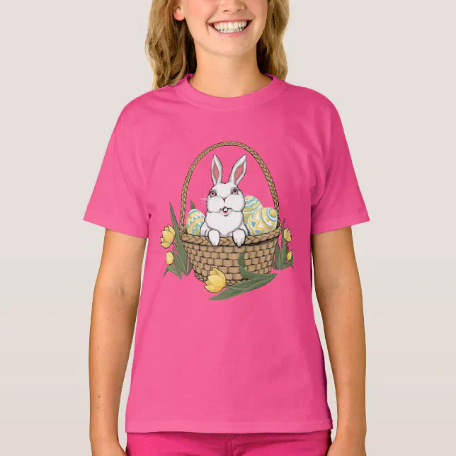 Kid's Easter Shirt Easter Bunny Kid's Tee Shirt | Zazzle