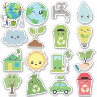 Kids Environmental Protection Sticker | Zazzle