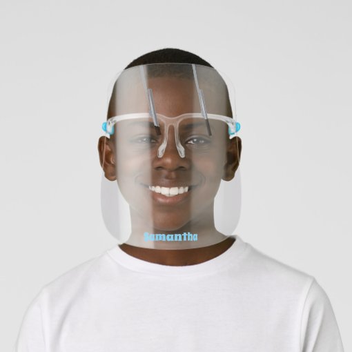 Kid's Face Shield with Windshield Wiper Design | Zazzle