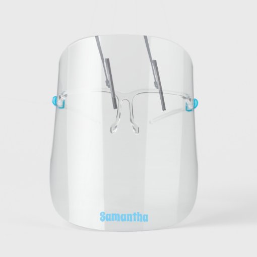 Kid's Face Shield with Windshield Wiper Design | Zazzle