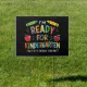 Kids First Day Of Kindergarten Fun Back To Schoo Sign | Zazzle