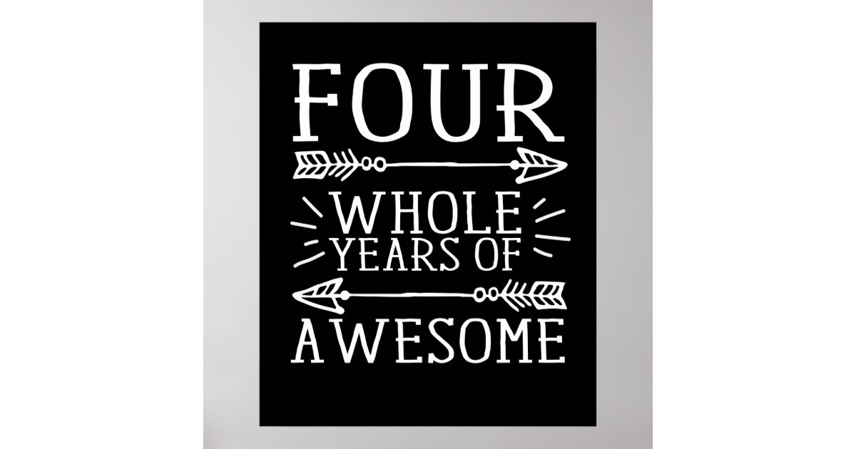 Kids Fourth Birthday Boy 4 Year Old Birthday Boy Poster Zazzle kids-fourth-birthday-boy-4-year-old-birthday-boy-poster-zazzle