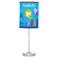 Kids Fun Baby Shark Colorful Personalized Table Lamp | Zazzle