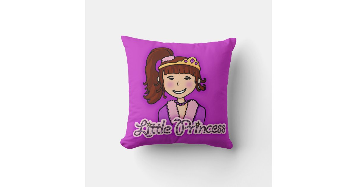 Kids girls little star princess pillow | Zazzle