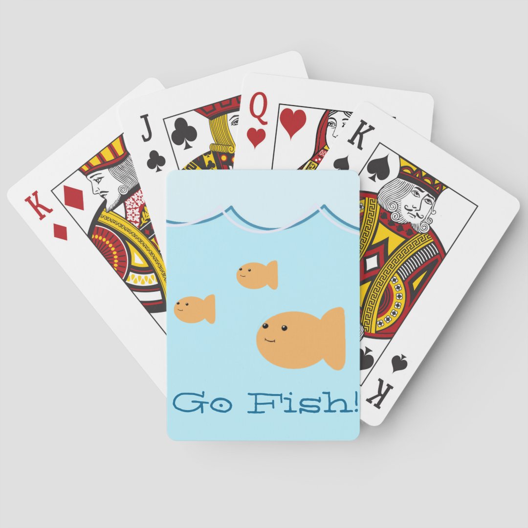 Kids Go Fish Goldfish Card Deck | Zazzle
