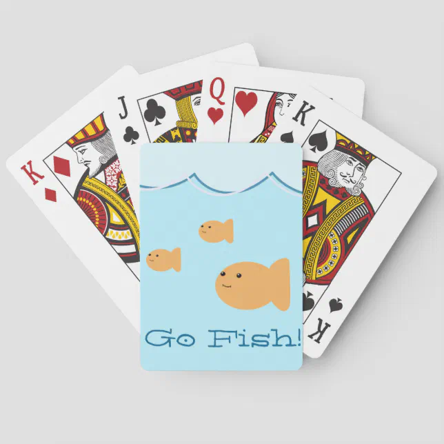 Kids Go Fish Goldfish Card Deck | Zazzle