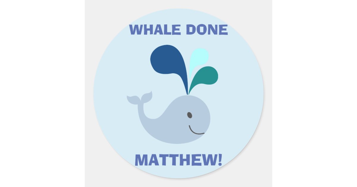 Kids Good Job Encouragement Reward Cute Fun Classic Round Sticker | Zazzle