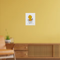 Kids graphic lion name meaning Lowen poster | Zazzle