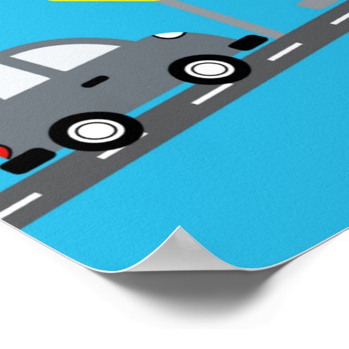 Kids Growth Chart - Cars and Trucks | Zazzle