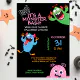 Kids Halloween Monster Mash Bash Party Invitation | Zazzle