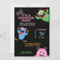 Kids Halloween Monster Mash Bash Party Invitation | Zazzle