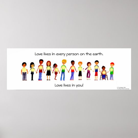 Kids Holding Hands Poster | Zazzle.com