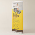 Kid's Karate Class Custom Retractable Banner | Zazzle