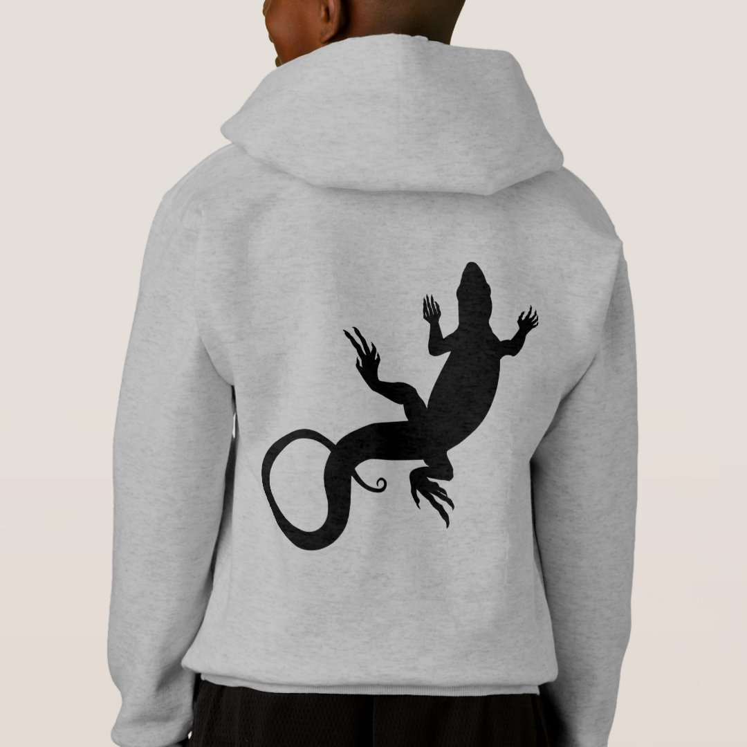 Kid's Lizard Hoodie Kids Hooded Lizard Jacket | Zazzle