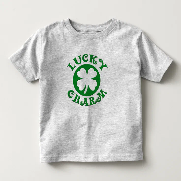 Kid's Lucky Charm T-Shirt, Irish, St. Patricks Day Toddler T-shirt | Zazzle
