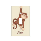 Kids Monogram Monkey Light Switch Covers | Zazzle
