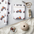 KIDS MOTORCYCLE WRAPPING PAPER | Zazzle
