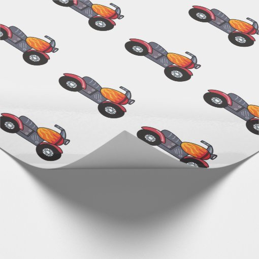 KIDS MOTORCYCLE WRAPPING PAPER | Zazzle