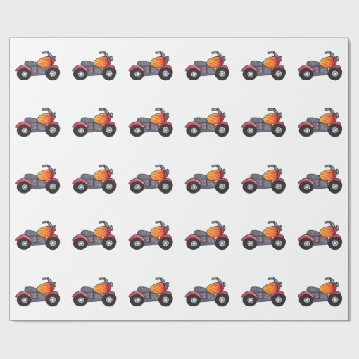 KIDS MOTORCYCLE WRAPPING PAPER | Zazzle