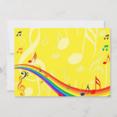 Kids Music / Singing / Karaoke Colorful Invitation | Zazzle
