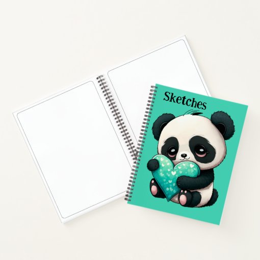 Kids My Panda Sketch Notebook | Zazzle