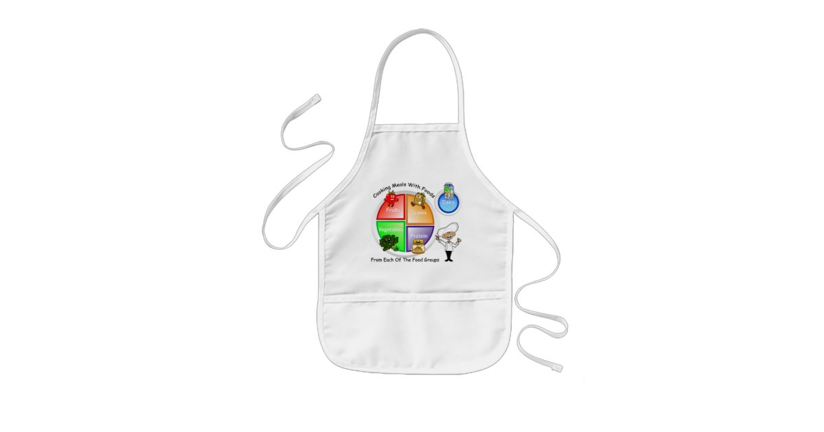 Kids My Plate Apron | Zazzle